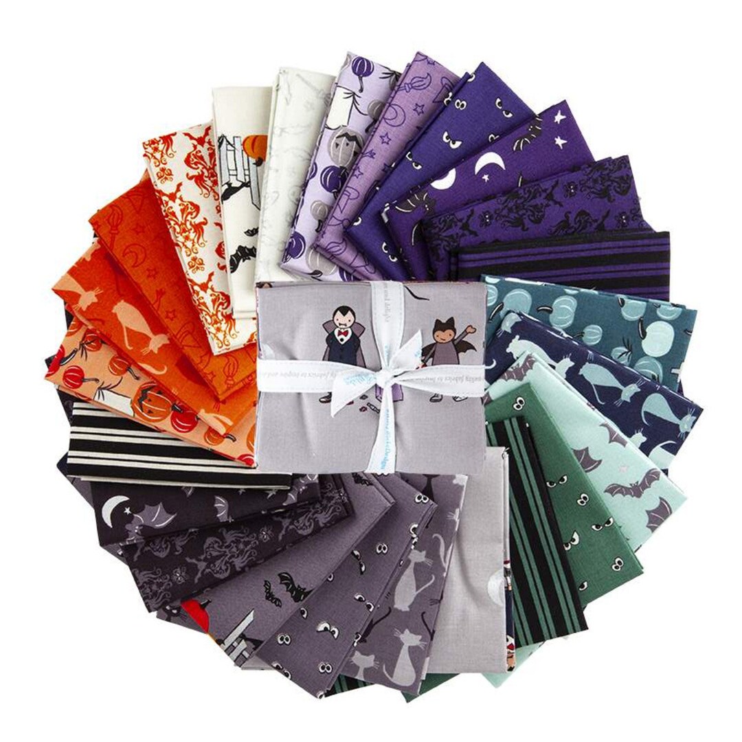 SPOOKY HOLLOW 24 Fat Quarter Bundle - Melissa Mortenson - Riley Blake ...