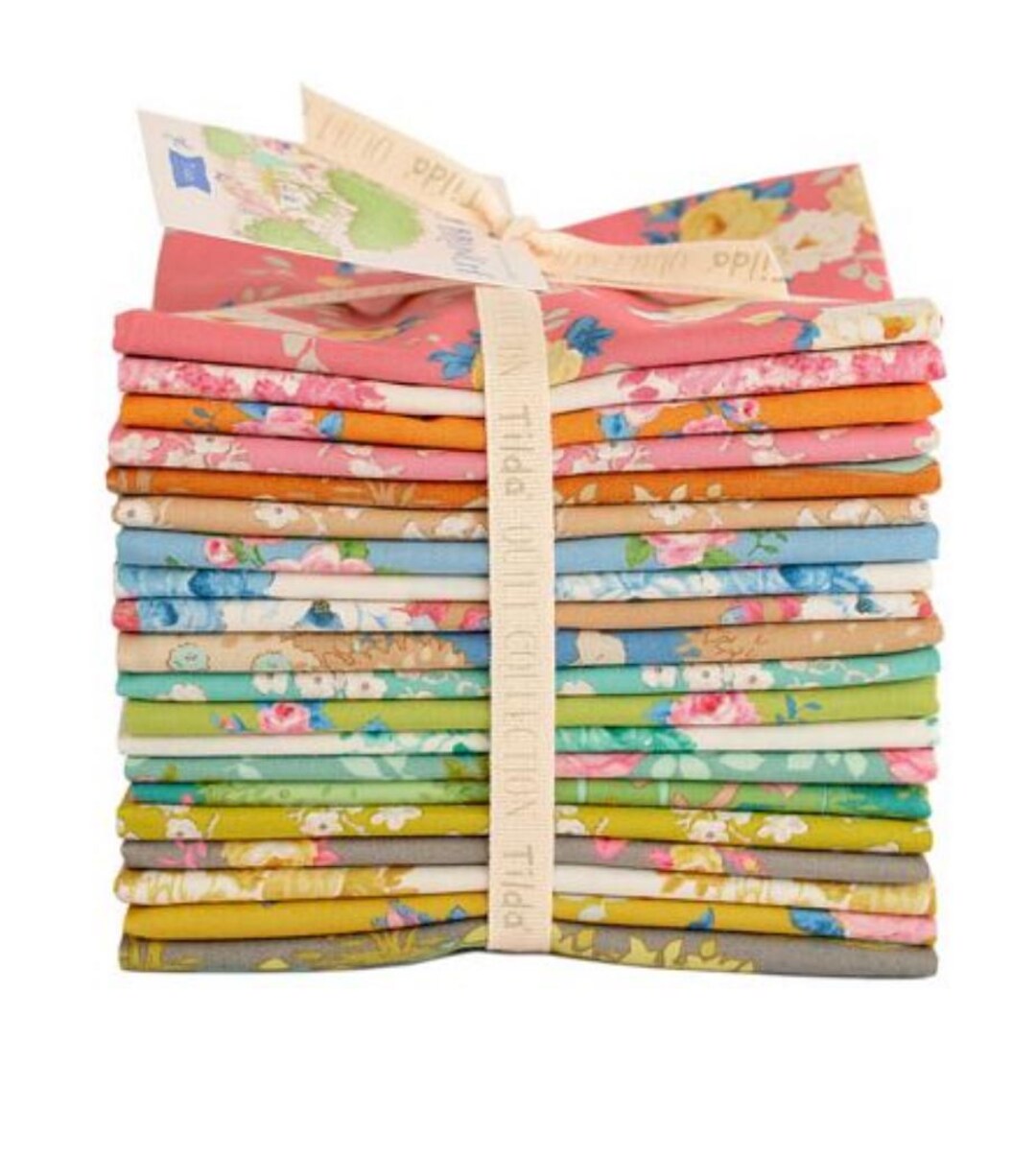 SUNDAY BRUNCH 20 Fat Quarter Bundle Tilda Fabrics - Factory Cut Bundle ...