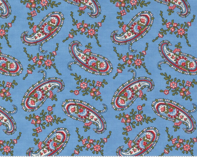 BELLE ISLE Main Floral Navy Minick & Simpson - 100% Cotton Quilting ...