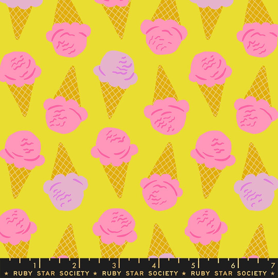 SUGAR CONE Ice Cream Cone Citron Kimberly Kight - Ruby Star Society ...
