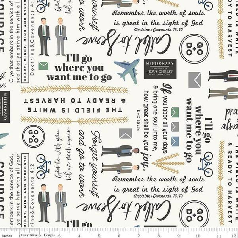 Lds Missionary Fabric - Etsy