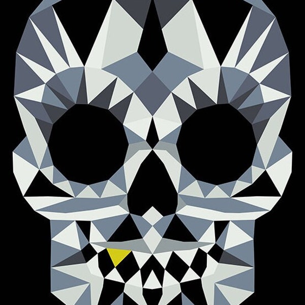 Skull Quilt Panel - Etsy