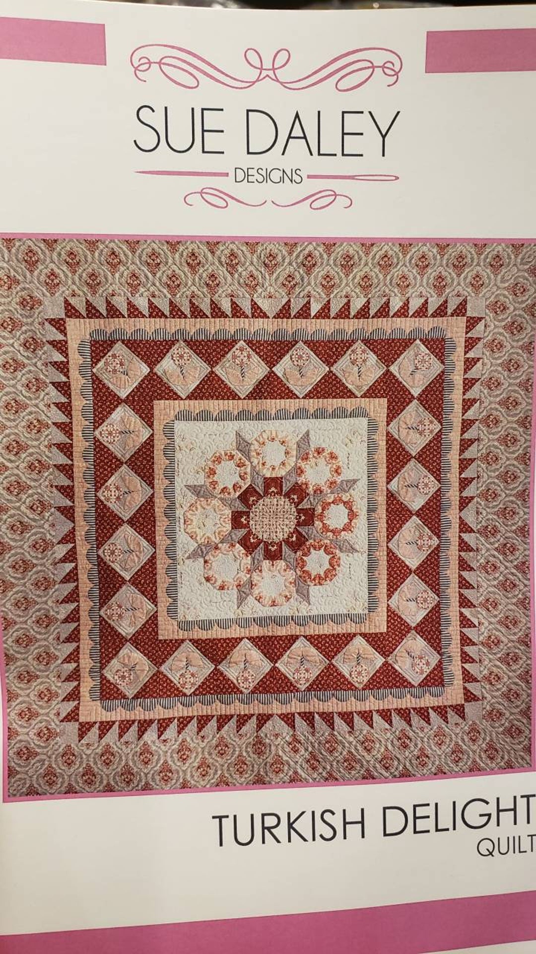 Sue Daley TURKISH DELIGHT Quilt Pattern: Paper Piecing Design Booklet ...
