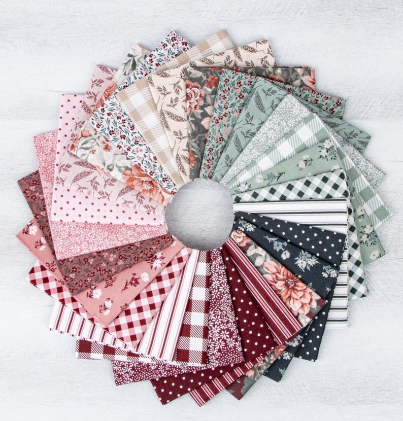 A WALK on the PRAIRIE 26 Fat Quarter, Half Yard or Yard Hand Cut Bundle ...