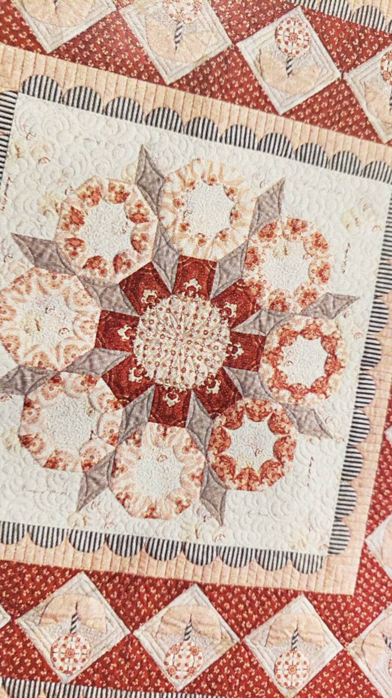 Sue Daley TURKISH DELIGHT Quilt Pattern: Paper Piecing Design Booklet, English Paper Piecing ...