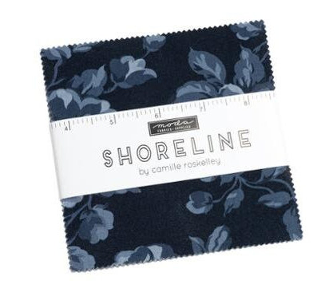 SHORELINE 5 Charm Pack Camille Roskelley New Cotton Quilting Precut ...