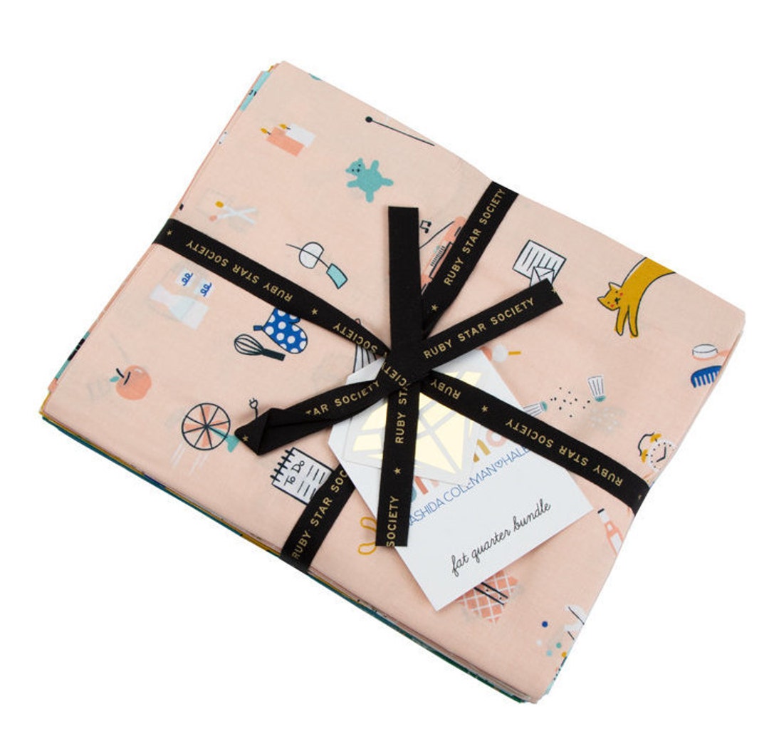 WHATNOT WHATNOT & ZIP 19 Fat Quarter Bundle Rashida Coleman Hale Ruby ...
