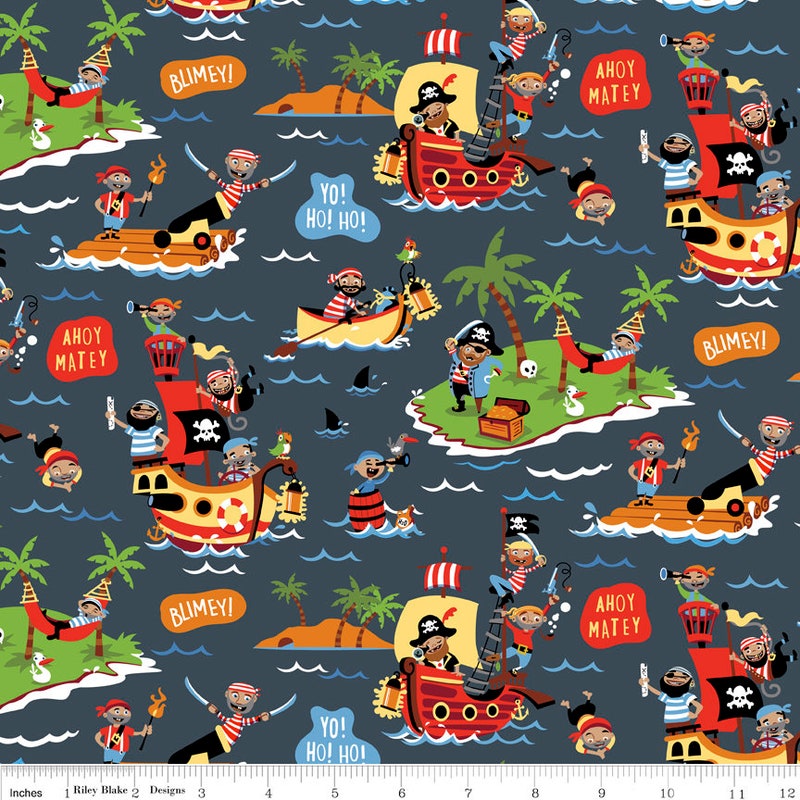Pirate Fabric - Etsy