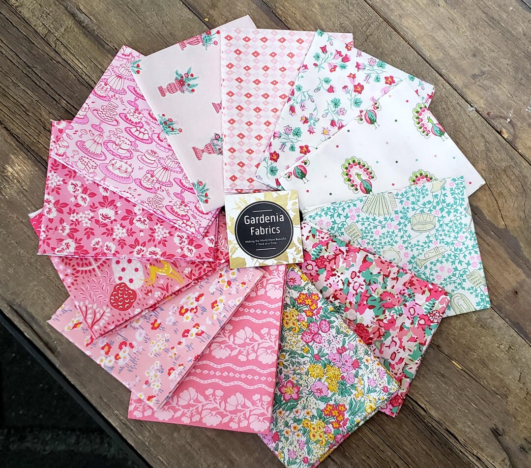 Garden Party Picnic Trifle 12 Fat Quarter Bundle - Liberty of London ...
