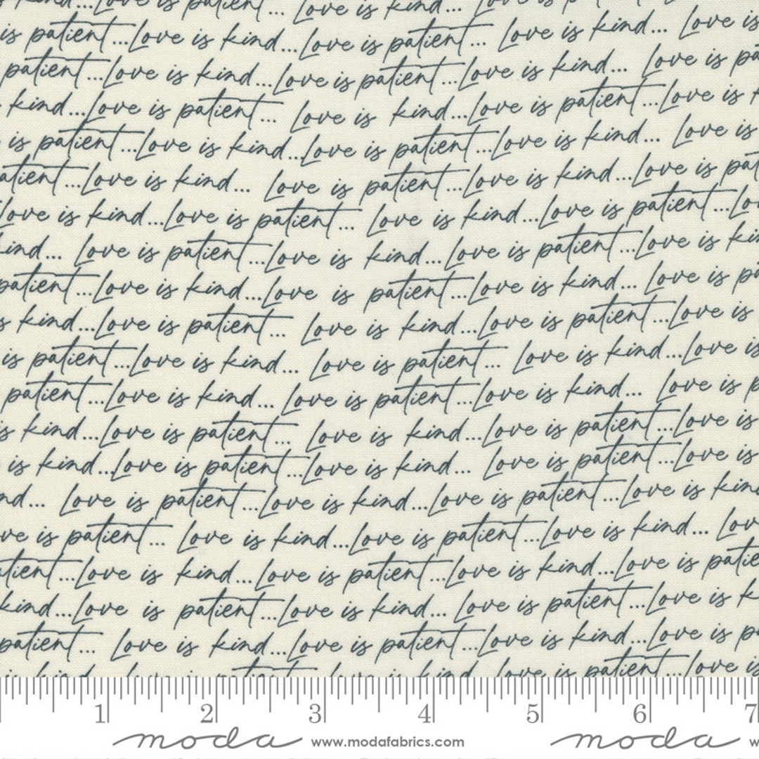 FLIRT - Love is Patient - Text - Cream Black - Sweetwater - Valentines ...