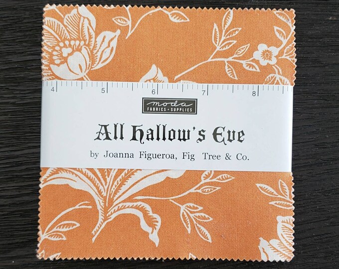 ALL HALLOWS EVE Halloween - Charm Pack - 5" - Fig Tree Quilts - New ...