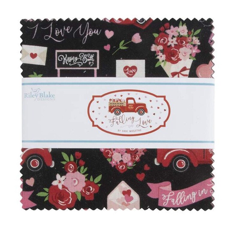 FALLING IN LOVE 5" Stacker Charm Pack - Valentines Day - Dani Mogstad ...