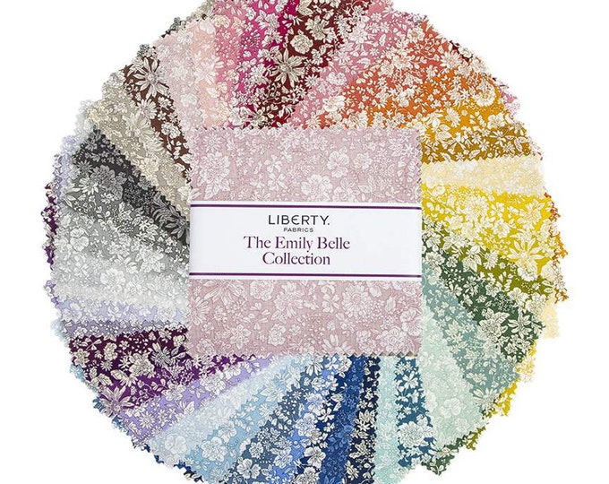 EMILY BELLE - 5" Stacker - Charm Pack - Liberty of London - 100% Cotton ...