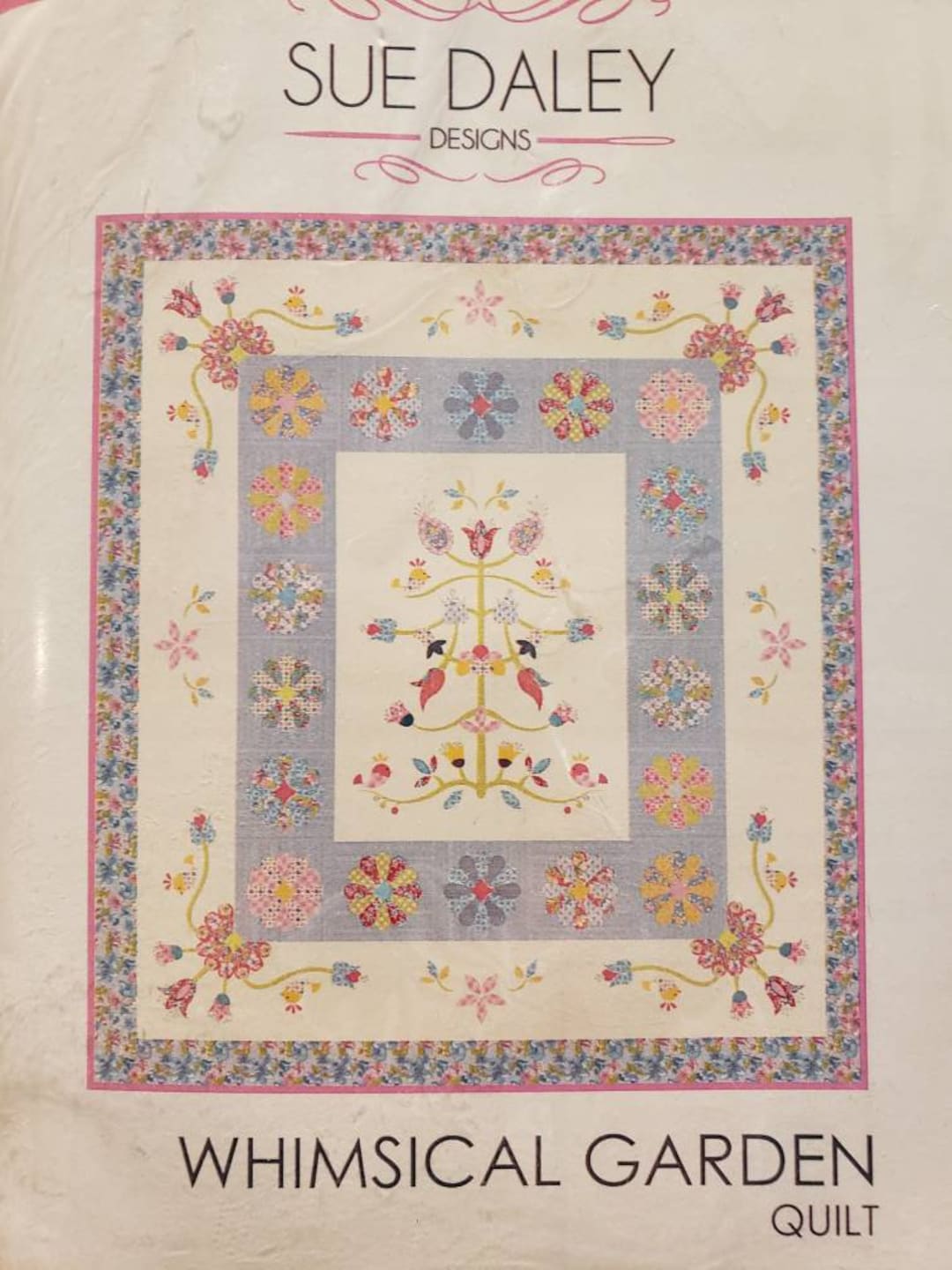 WHIMSICAL GARDEN - Sue Daley - Quilt Pattern - Paper Piecing Design ...