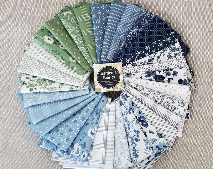 NANTUCKET SUMMER 30 Fat Quarter Hand Cut Bundle Camille Roskelley - New ...