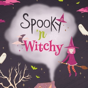 SPOOKY N WITCHY - Peppermint’s Tale Twilight - Halloween - Art Gallery ...