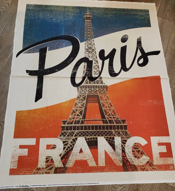 PARIS FRANCE Panel Poster Panel 36 X 42 - Etsy