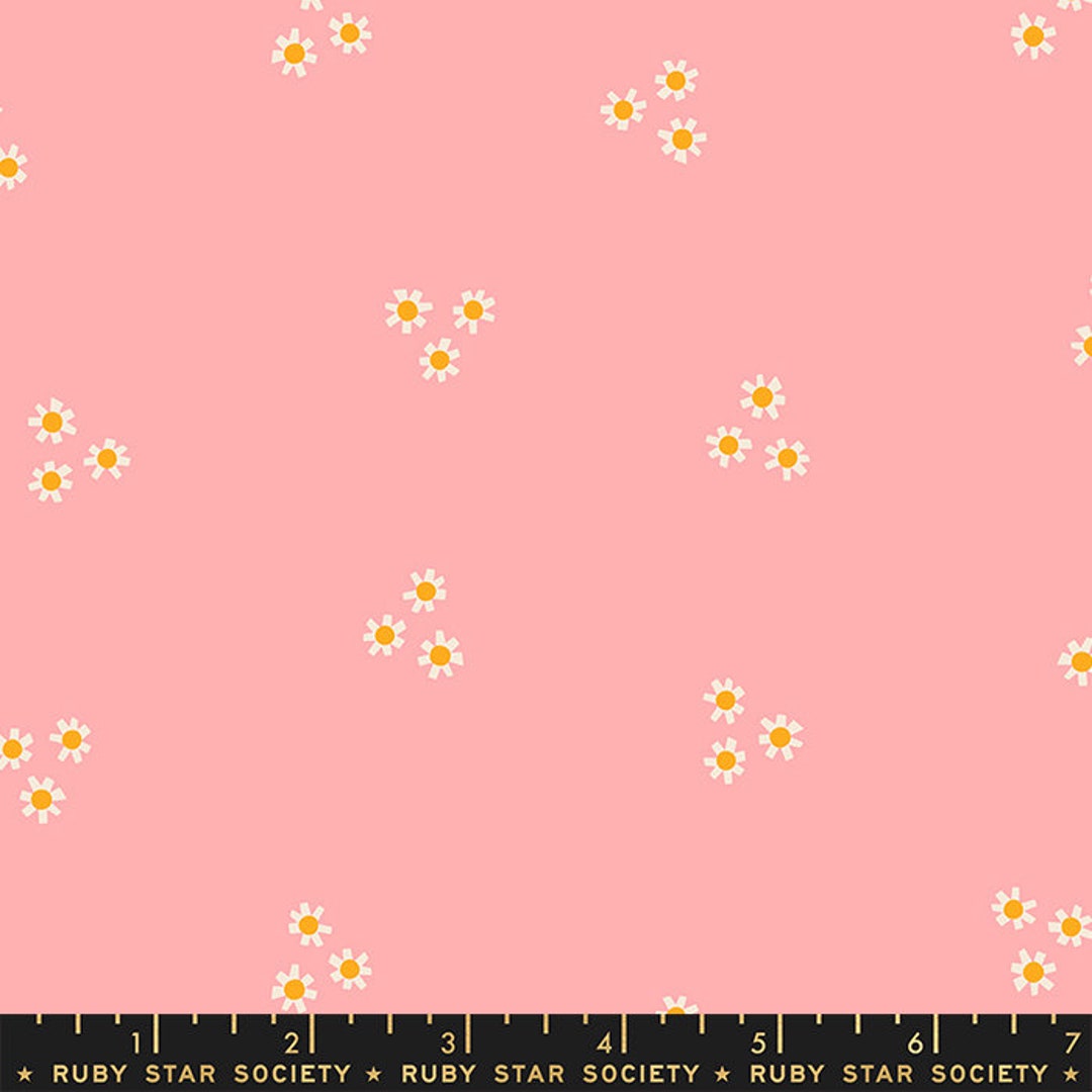 FLOWERLAND Dainty Posies Balmy Pink - Melody Miller - Ruby Star Society ...
