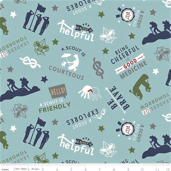 Boy Scout Fabric - Etsy