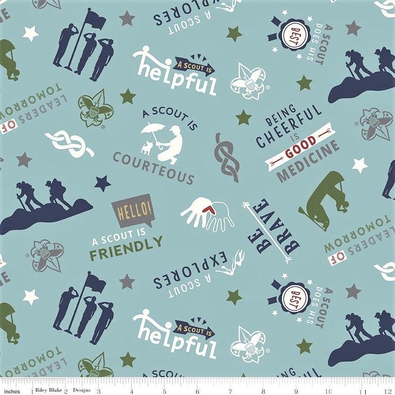 Boy Scout Fabric - Etsy