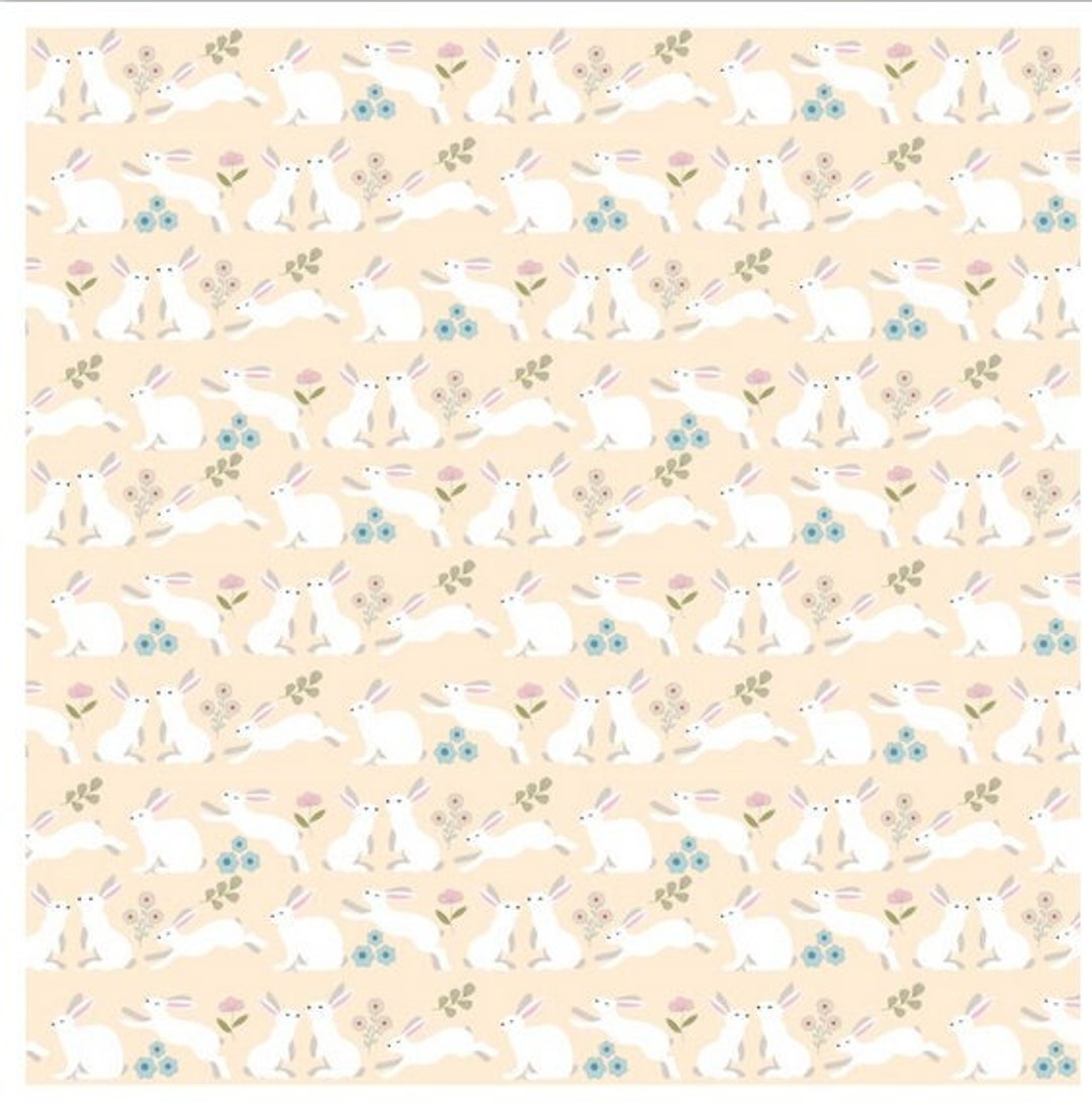 POPPIES PATCHWORK CLUB - Peter Rabbit - Cream - Soft Yellow - Rabbits ...