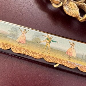 Vintage Stratton Ballerina Folding Comb, Double-sided Design, Made in ...