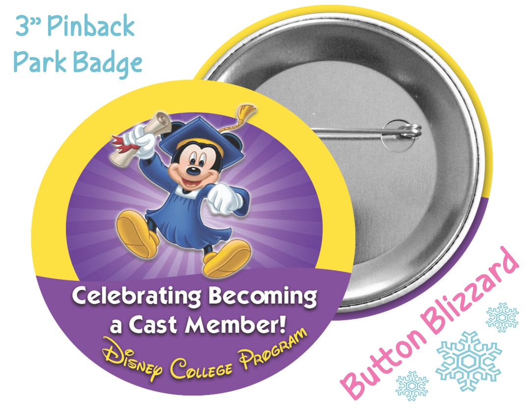Celebrating Becoming a Cast Member! - Disney College Program Button ...