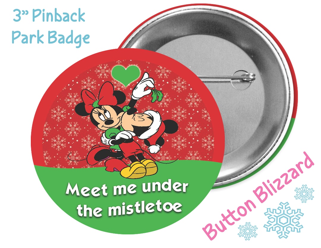 Mistletoe Kisses Minnie and Mickey - Merry Christmas Disney Inspired ...