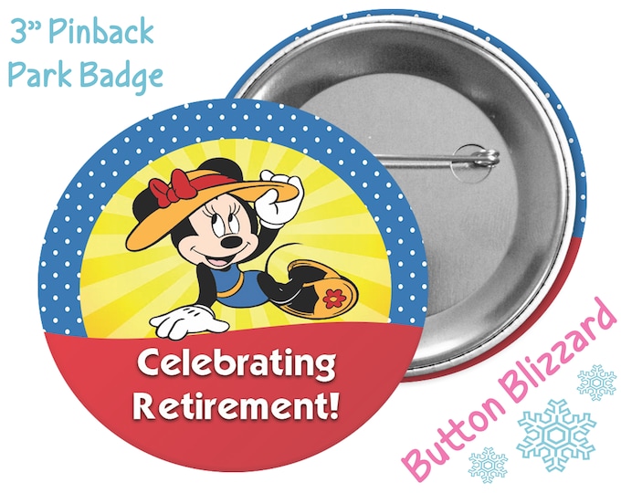 Disney Just Retired Buttons-disney Just Retired Pins-minnie Retirement ...