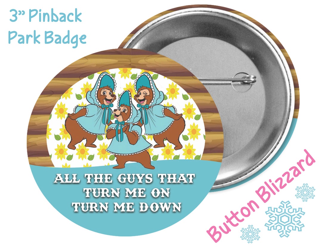 Sunbonnet Triplets - Country Bear Jamboree Button - Bubbles Beulah ...