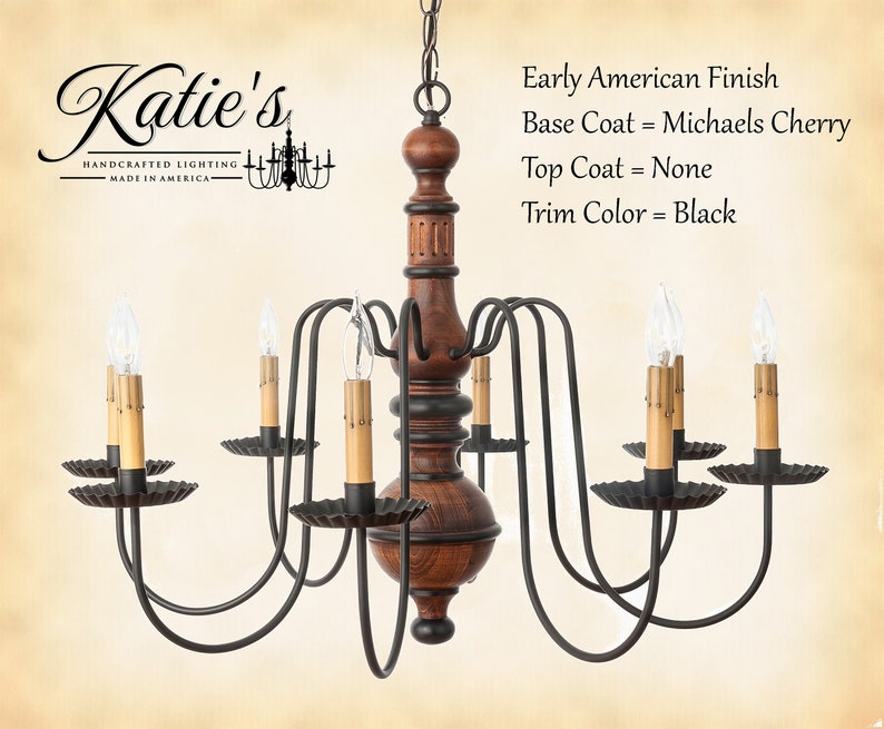 Hamilton Primitive Wooden Chandelier 8 Light Multiple Finishes ...