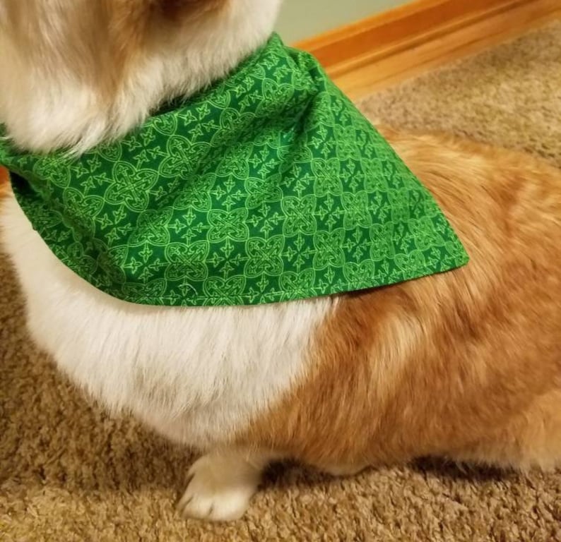 Celtic Medallions, St. Patrick's Day Pet Bandanas, Traditional Tie-on ...