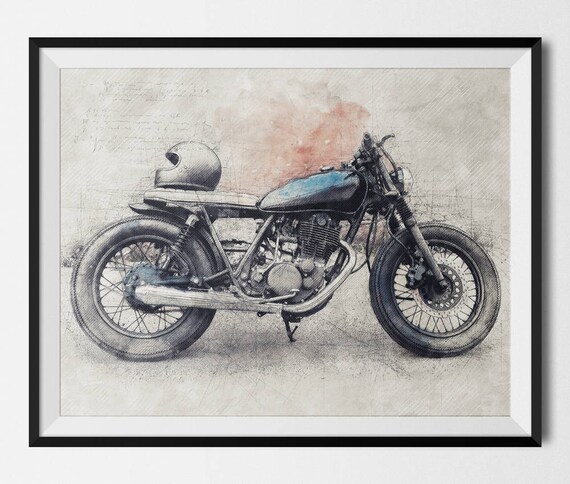 Cafe Racer Painting | Reviewmotors.co