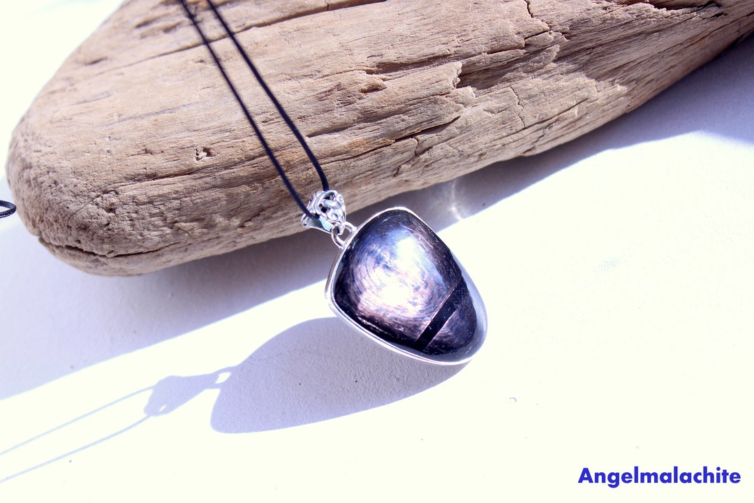 Men's/women's Necklace, Hypersthene Necklace, Hypersthene, Anchor Stone ...