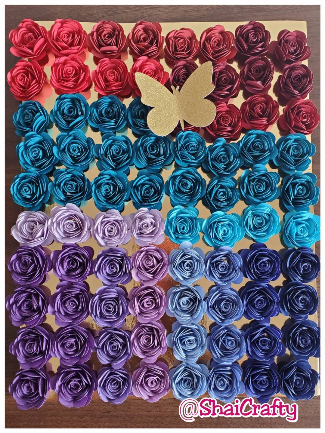 Rolled Paper Flowers Paper Flowers | Paper Roses| Rolled Paper Roses - Etsy