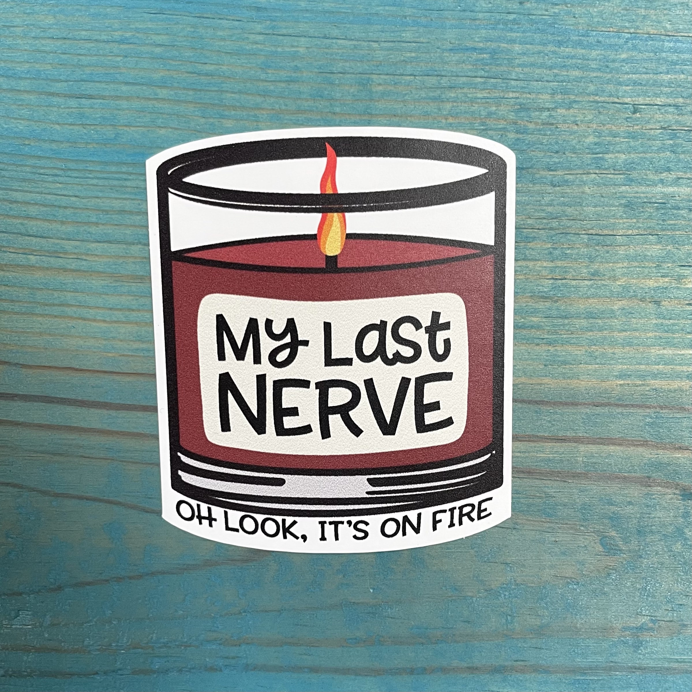 My Last Nerve Sticker - Etsy