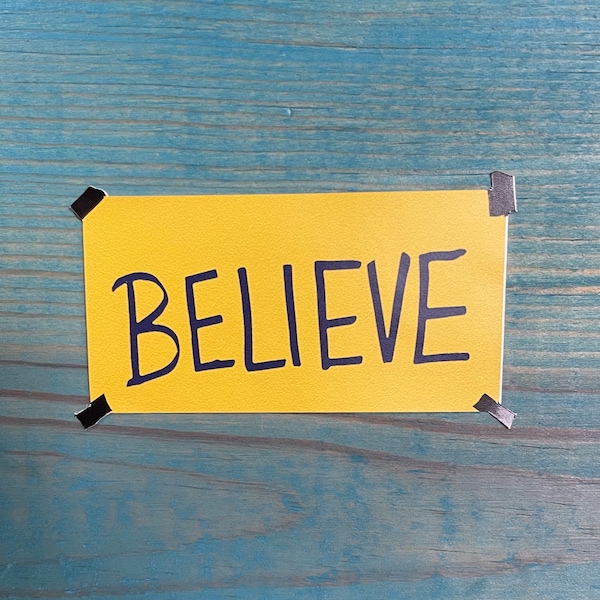 Believe Signs - Etsy