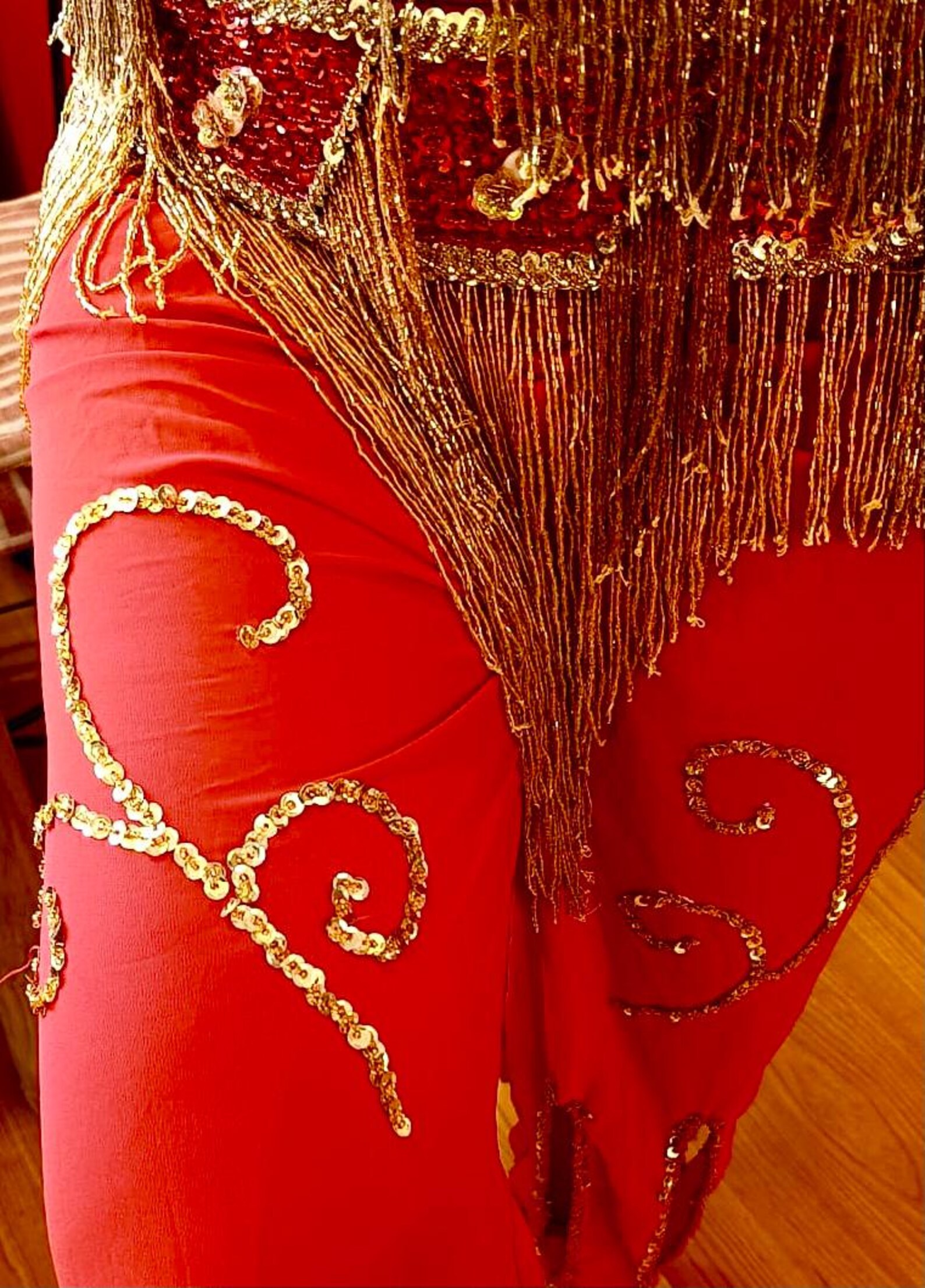 Samia Gamal Professional Red Costume - Etsy