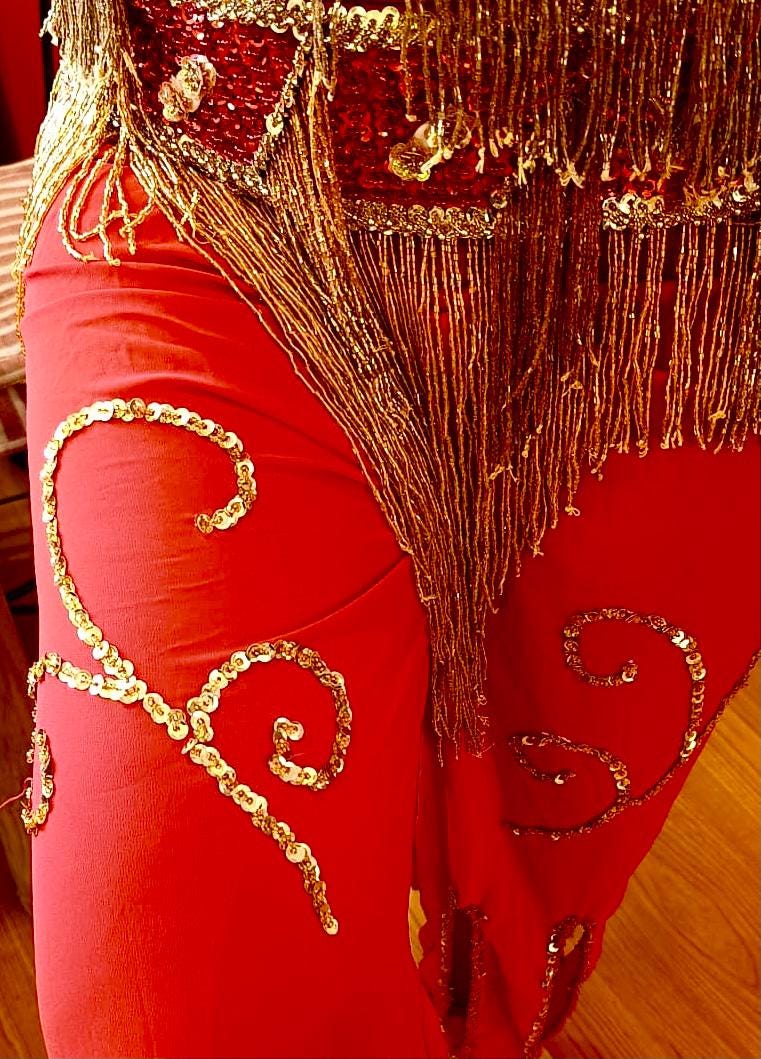 Samia Gamal Professional Red Costume - Etsy