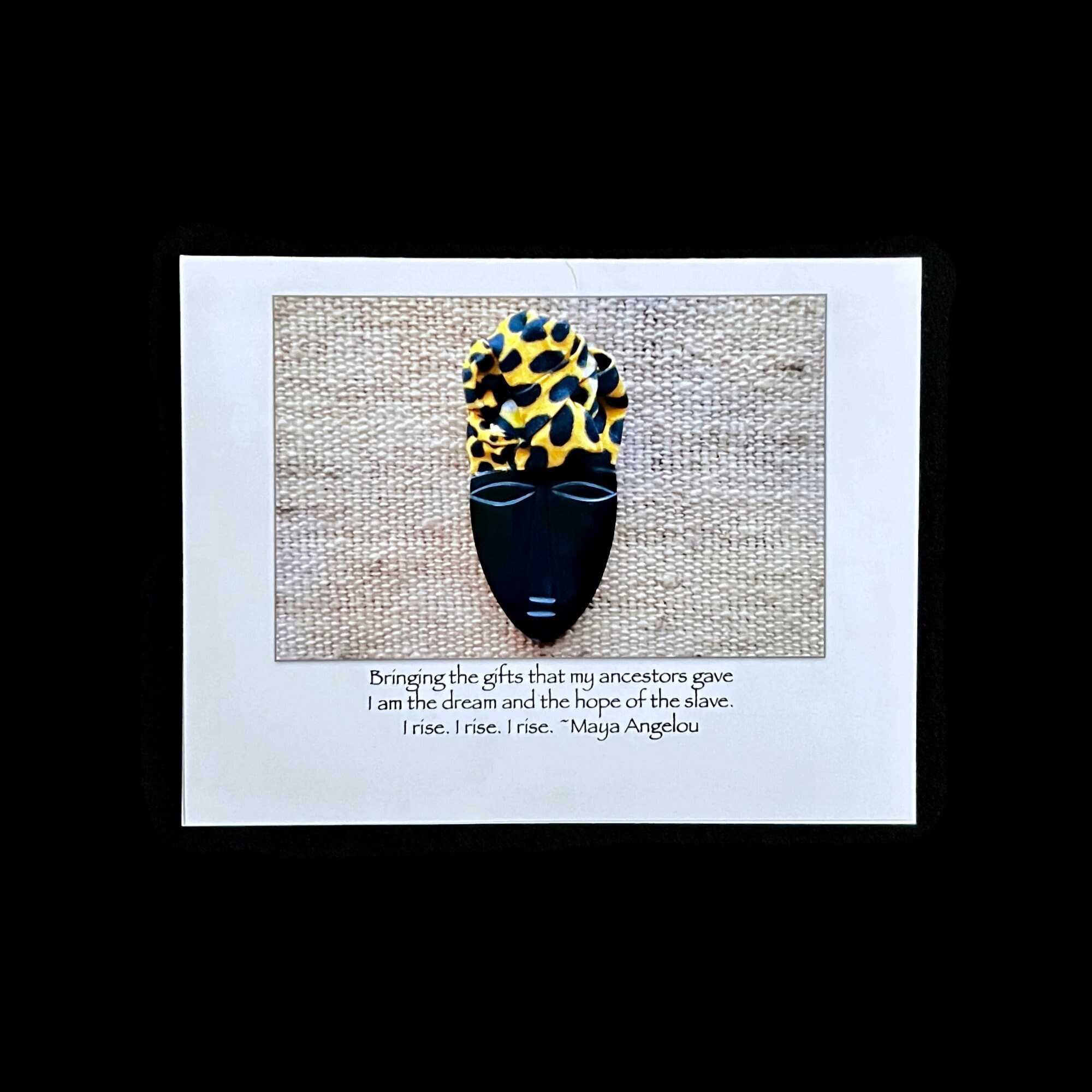 Afrocentric Note Card Set Inspirational Quotes & Original - Etsy