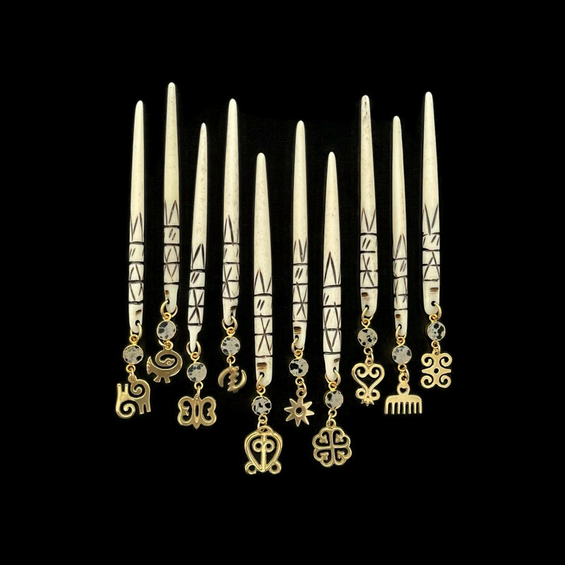 Adinkra Hair Accessories - Etsy