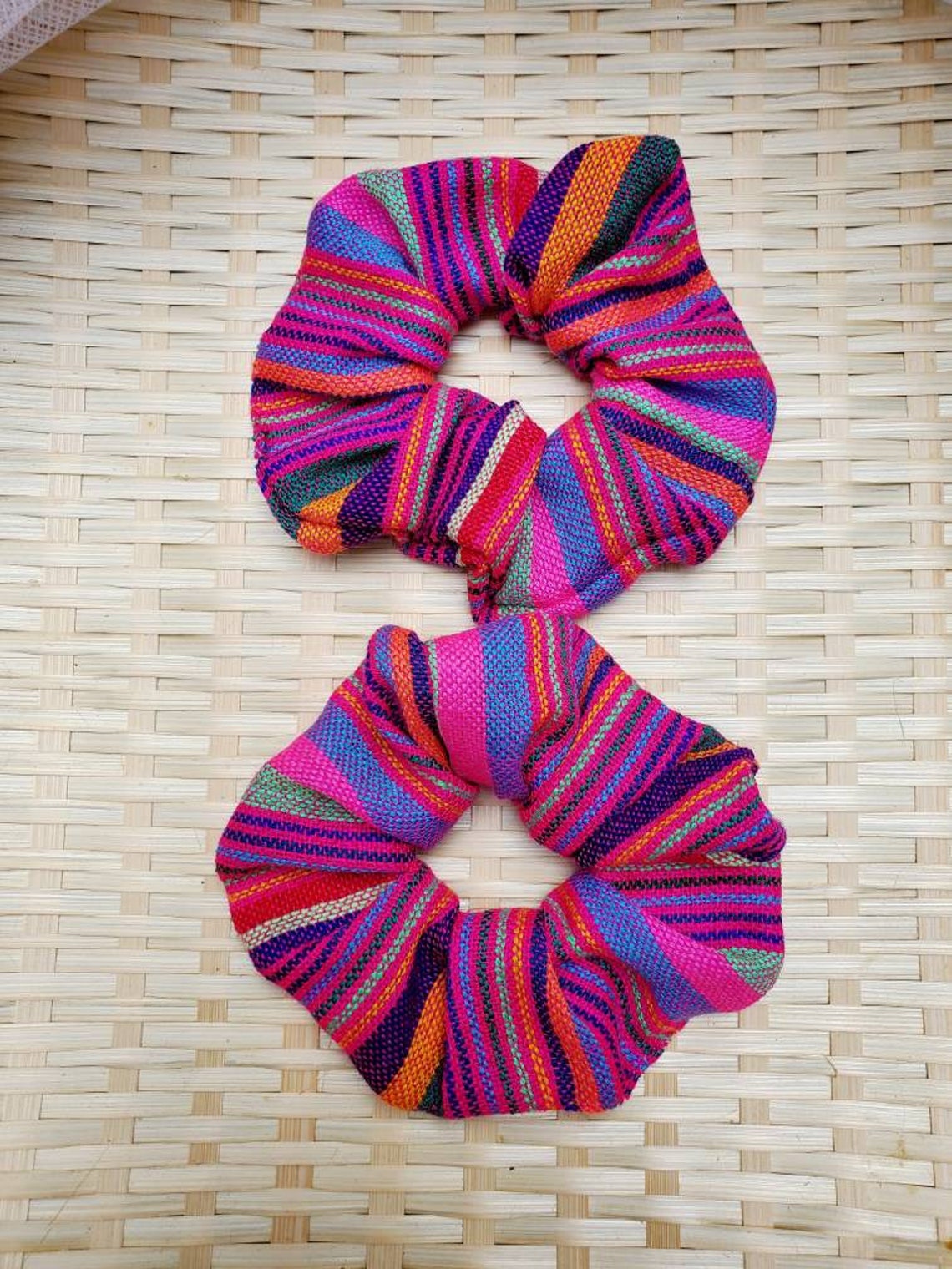 Mexican Scrunchies / Aztec Scrunchies / Sarape Scrunchies / | Etsy