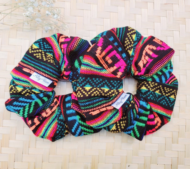 Mexican Scrunchies / Aztec Scrunchies / Sarape Scrunchies / Ethic ...