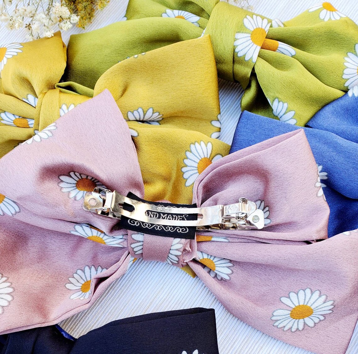 Cottagecore / Cottagecore Bows / Large Bows / Floral Hair Bows | Etsy