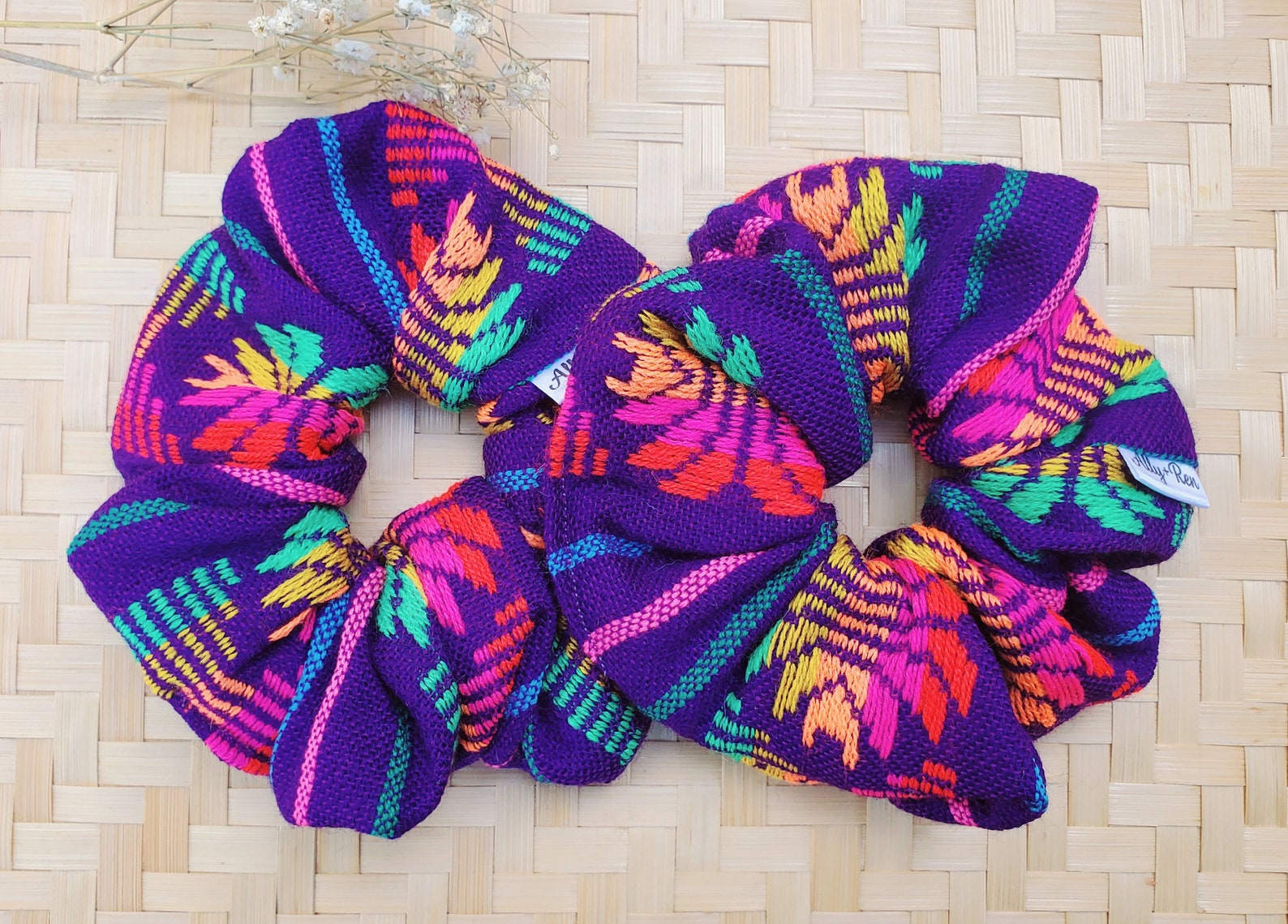 Mexican Scrunchies / Aztec Scrunchies / Sarape Scrunchies / Ethic ...