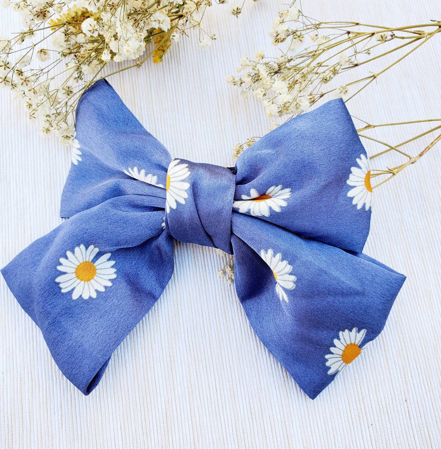 Cottagecore / Cottagecore Bows / Large Bows / Floral Hair Bows | Etsy