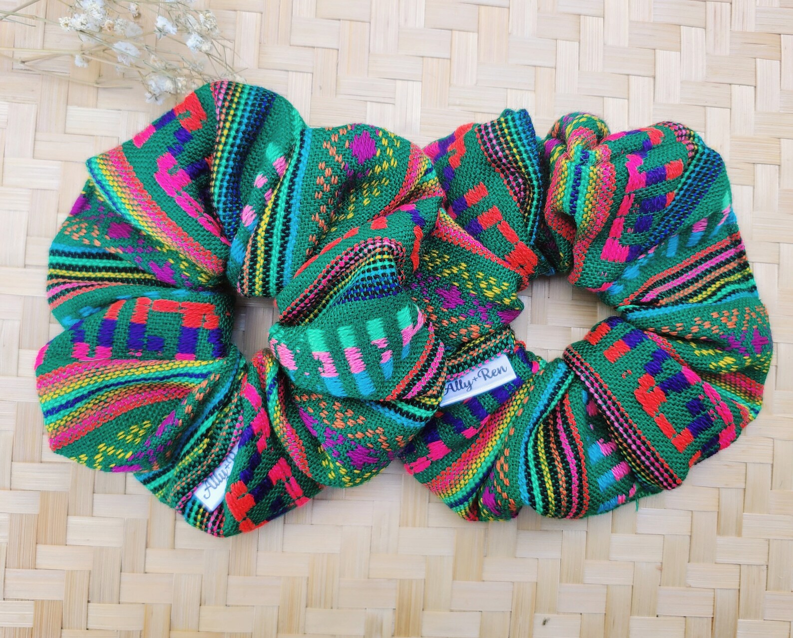 Mexican Scrunchies / Aztec Scrunchies / Sarape Scrunchies / Ethic ...
