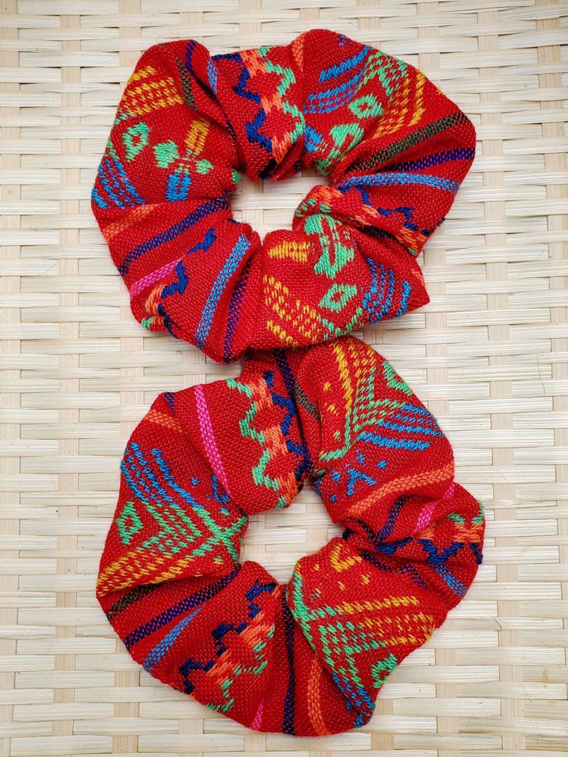 Mexican Scrunchies / Aztec Scrunchies / Sarape Scrunchies / | Etsy