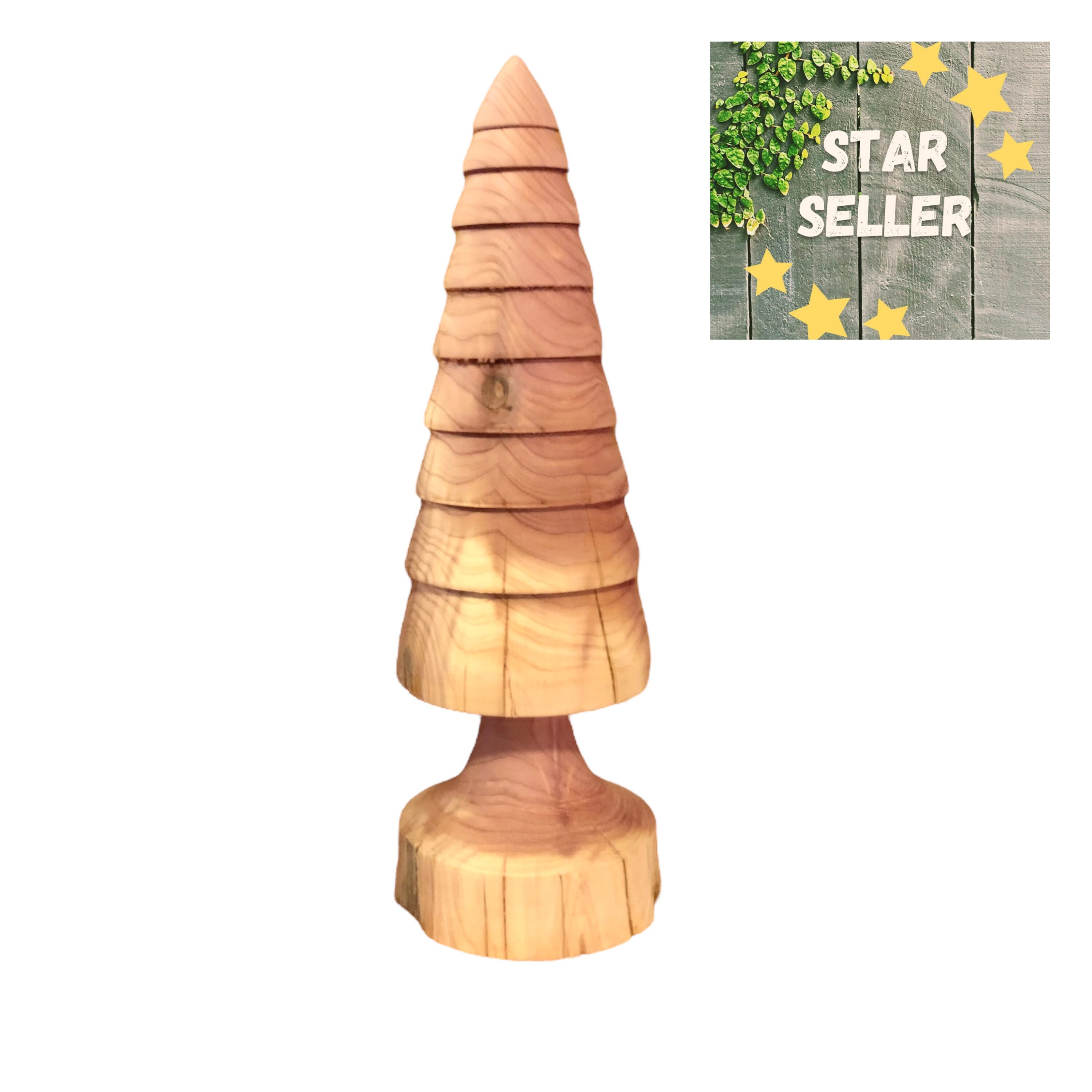 Cedar Trees-hand-turned Wood Trees for Christmas or Year Round - Etsy