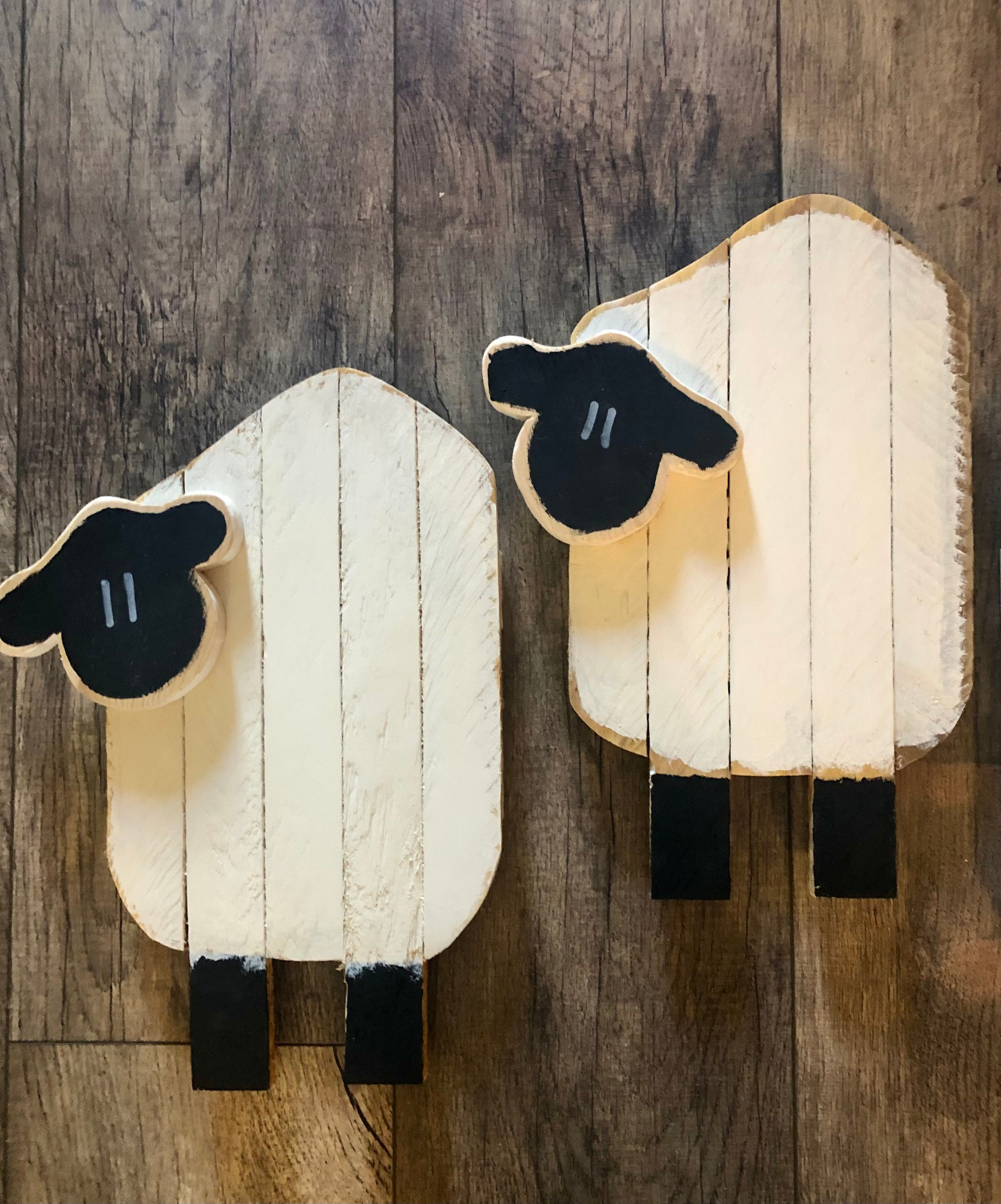 Lath Sheep - Tall, Reclaimed Wood Sheep, Ready to Hang or Lean - Etsy